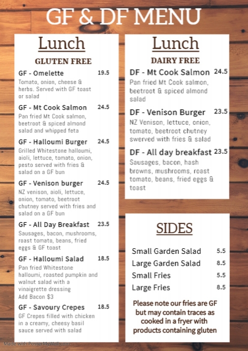 GF & DF LUNCH DEC21 | PosterMyWall