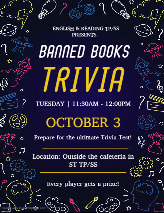 Banned books trivia | PosterMyWall