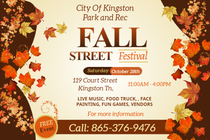 FALL FESTIVAL 2023 | PosterMyWall
