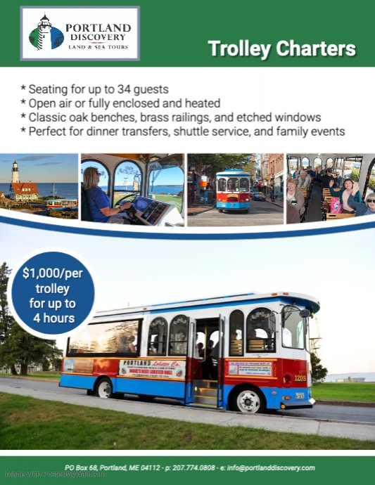 Copy of Trolleys - Transportation | PosterMyWall