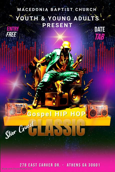 HIPHOP MUSIC CONCERT FLYER | PosterMyWall
