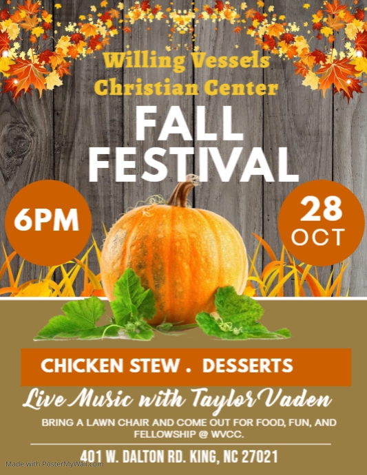 Copy of Fall Festival Template Flyer | PosterMyWall