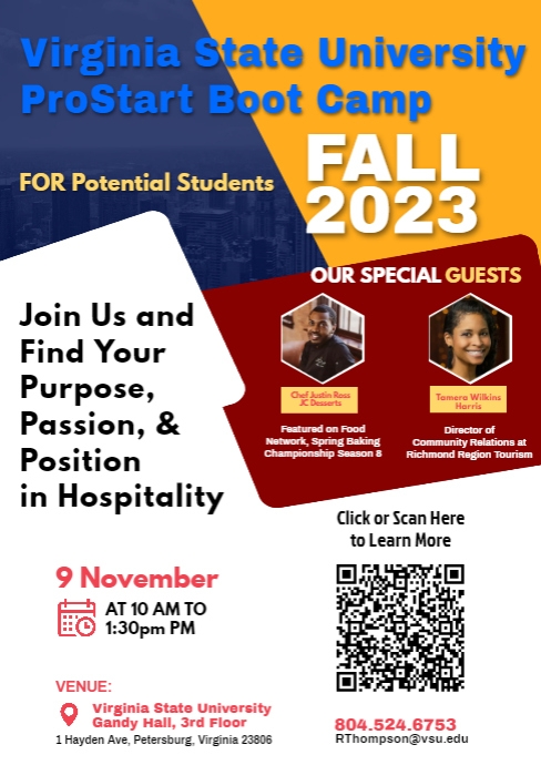 VSU Prostart Boot Camp Nov 9 (Clickable) | PosterMyWall