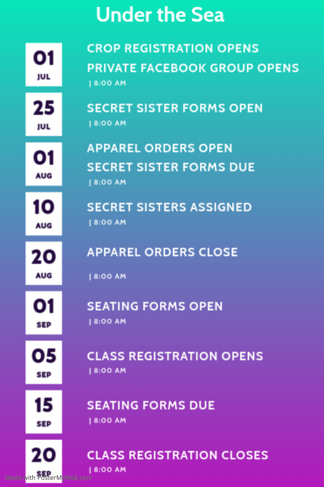 Copy of Reminders 2020 | PosterMyWall