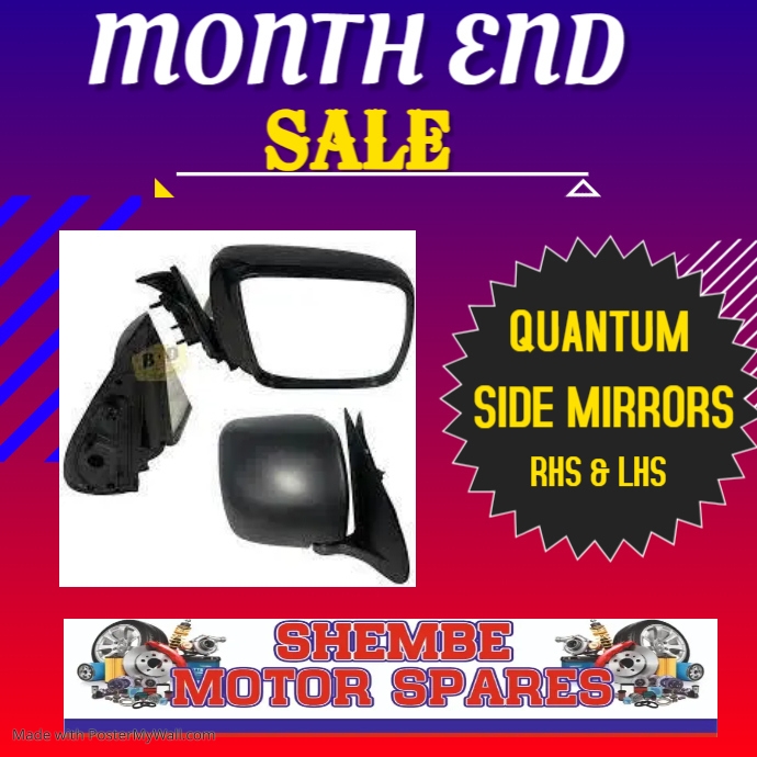 QUANTUM SIDE MIRRORS | PosterMyWall