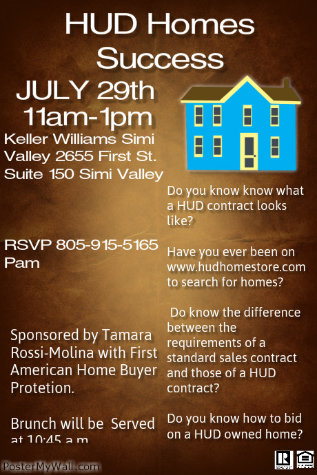 HUD Home Success Flyer | PosterMyWall