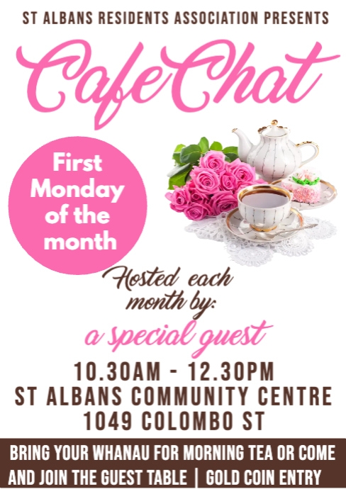 Cafe Chat A4 | PosterMyWall