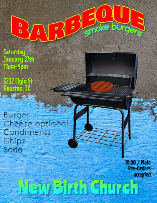 Copy of Copy of Barbeque Fundraiser flyer | PosterMyWall