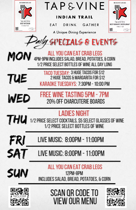 Copy of Daily Specials Menu Tabloid template | PosterMyWall