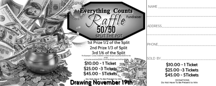 Everything Counts Fundraiser (3) | PosterMyWall