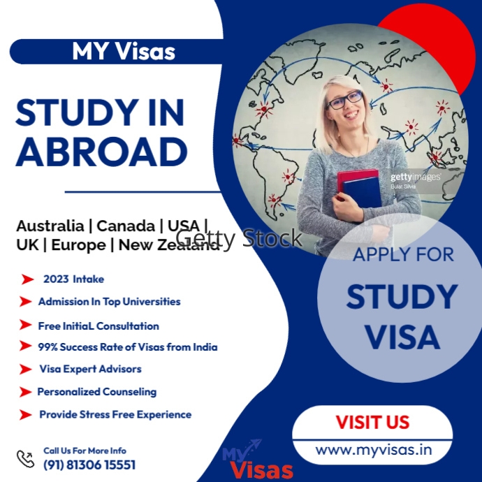 Study in Abroad | Admission Open | Abroad Stu | PosterMyWall