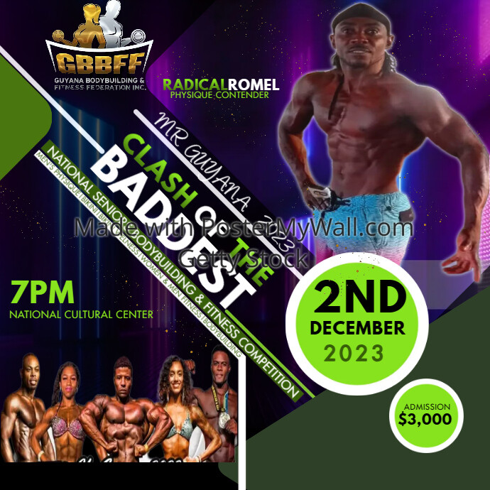 Green Online Fitness App Workout from Home Vi | PosterMyWall