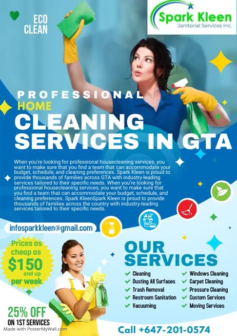 Cleaning Service Flyer | PosterMyWall