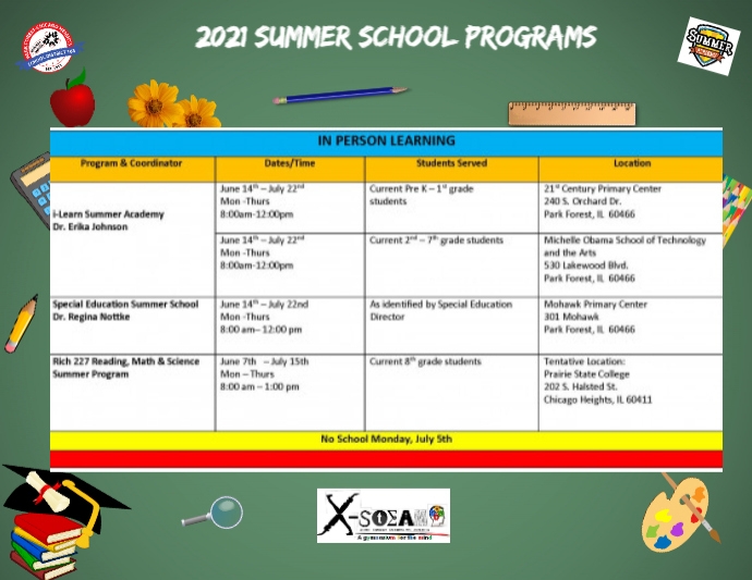 2021 Summer Programs | PosterMyWall