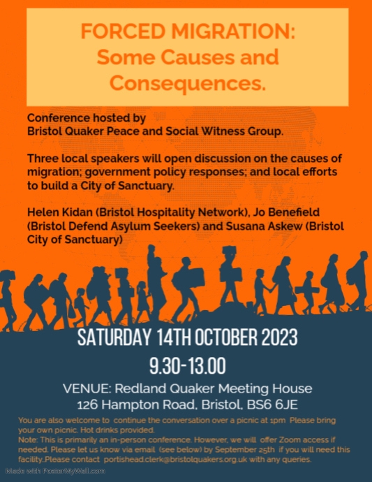 Forced Migration: Some causes and consequences | PosterMyWall