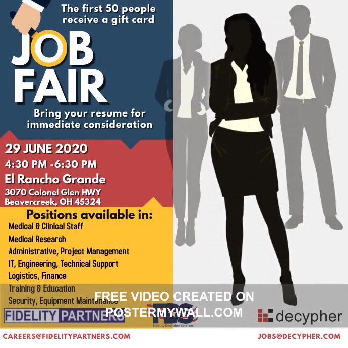 711 Job Fair | PosterMyWall