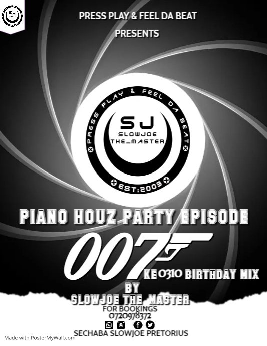 BE JAMES BOND! | PosterMyWall