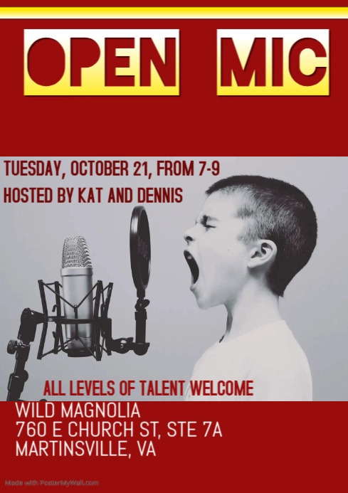 Karaoke Night Scream | PosterMyWall