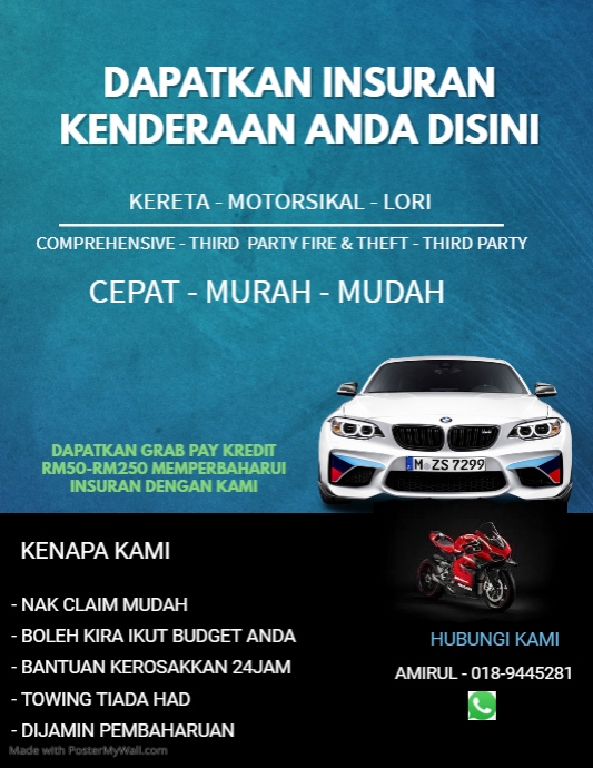 Copy of Car Insurance flyer | PosterMyWall
