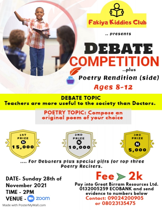 Copy of Copy of Copy of Kids Art Contest Flyer Template | PosterMyWall