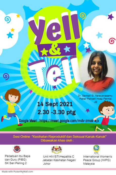 yell & tell talk | PosterMyWall