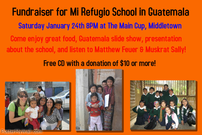 Guatemala Fundraiser with Muskrat Sally | PosterMyWall