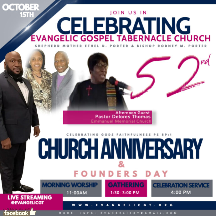 Church celebration | PosterMyWall