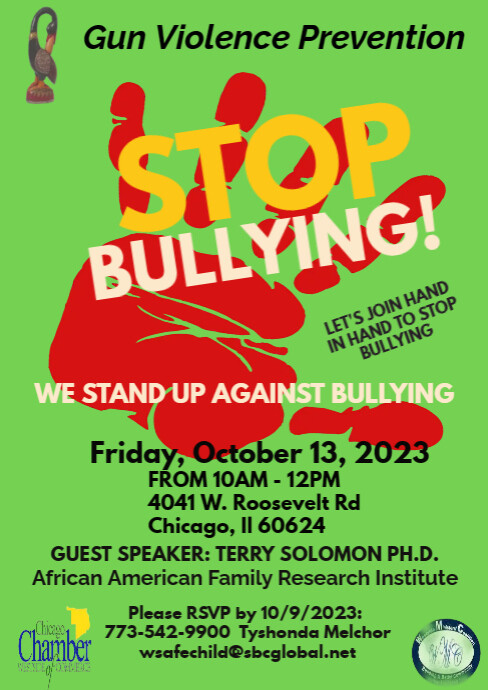 Stop Bullying Flyer | PosterMyWall