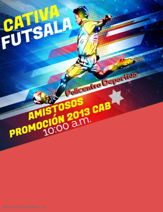 Futsal Football Tournament Flyer Poster (1) | PosterMyWall