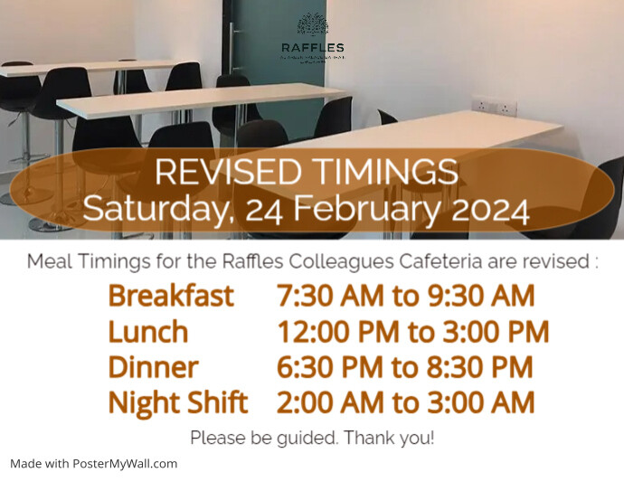 Staff Cafeteria | PosterMyWall