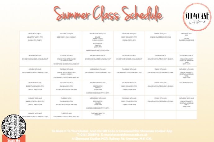 MCR Wellbeing Schedule Template | PosterMyWall