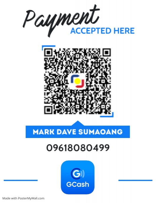 Copy of Copy of payment accepted here qr code scan | PosterMyWall