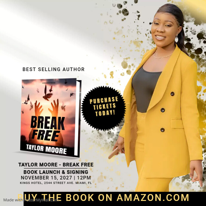 Gold Book Launch Marketing Advertisement | PosterMyWall