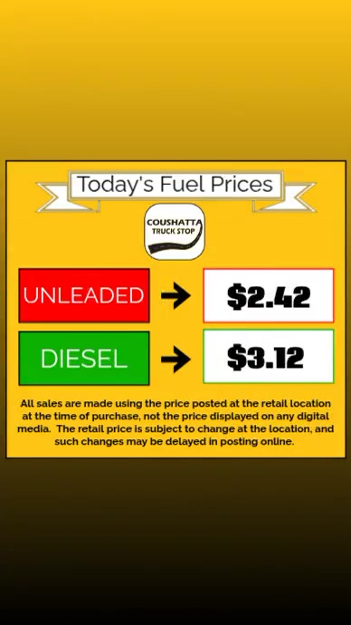Copy of Fuel Prices (Coushatta) | PosterMyWall