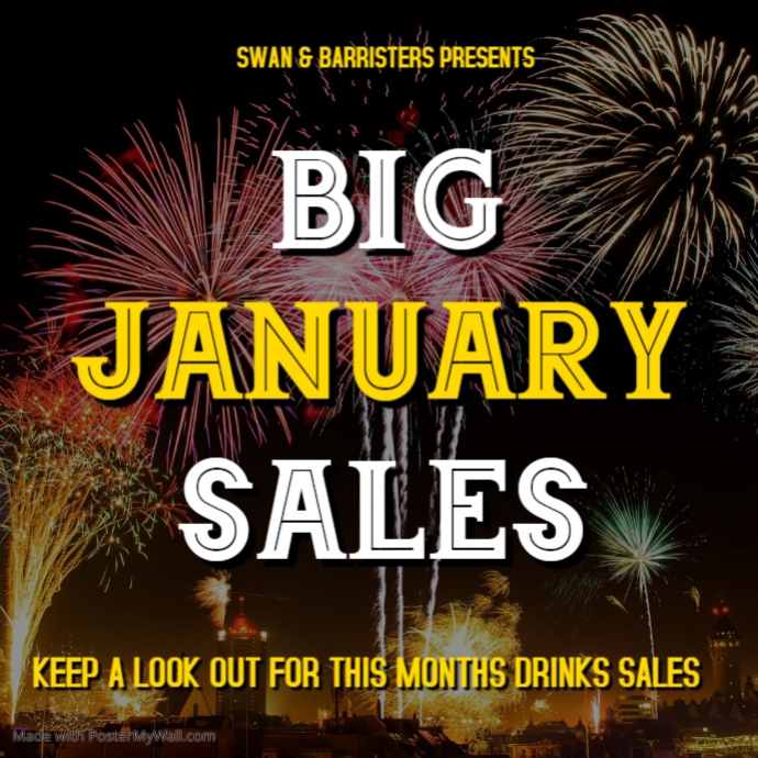 Copy of new year's eve sales january | PosterMyWall