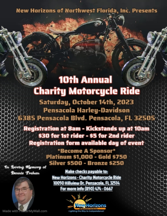 Copy of Charity Motorcycle Ride | PosterMyWall