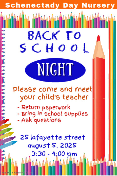 Back to School Night Poster | PosterMyWall