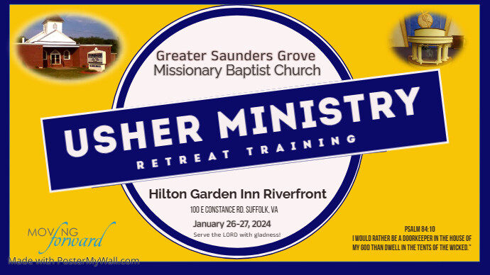 ushering ministry | PosterMyWall