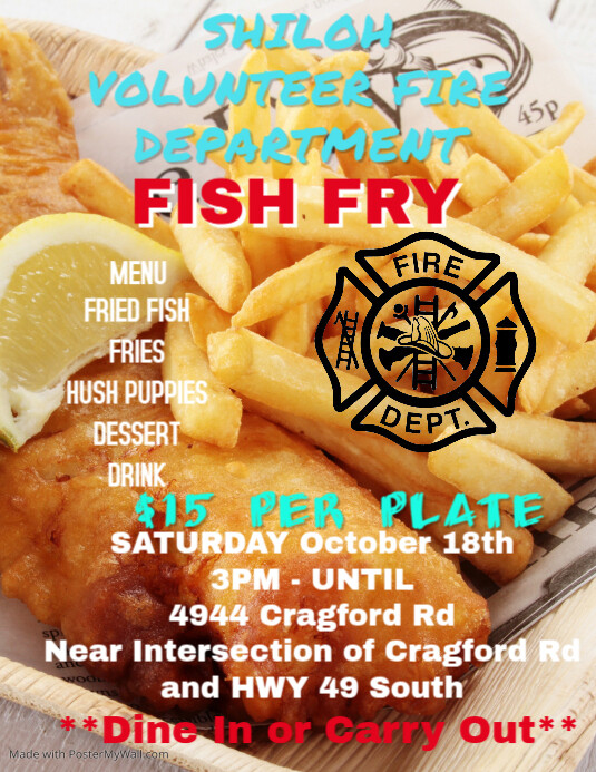 Copy of Copy of Customize this fish fry fried fish flyer | PosterMyWall