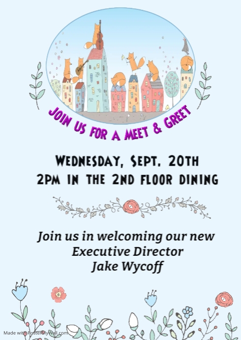 Welcome Meet and Greet Invitation | PosterMyWall