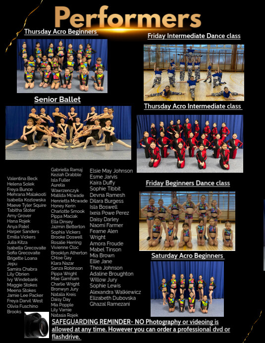 The Cast Show programme 1 | PosterMyWall