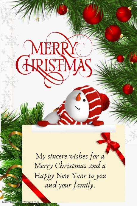 Copia de MERRY CHRISTMAS | PosterMyWall