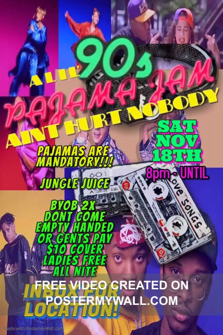 Dance Party DJ Club Poster Template | PosterMyWall