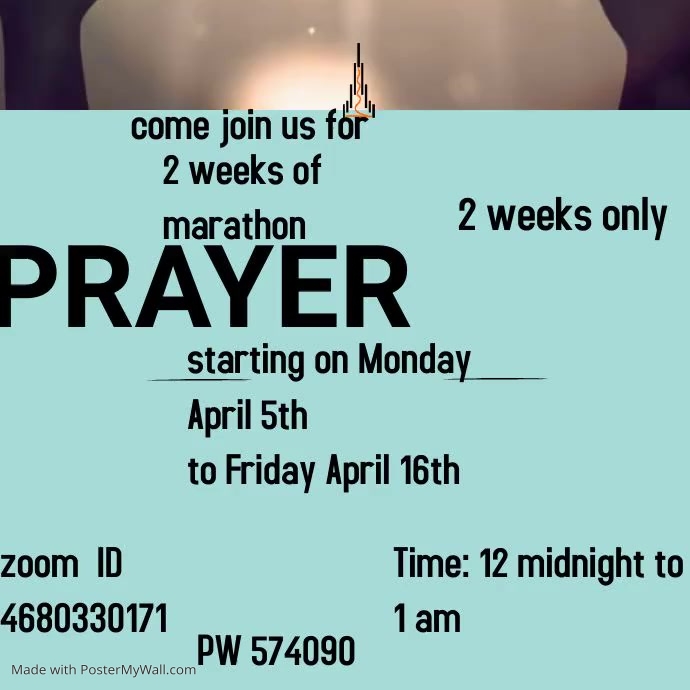 Copy of Prayer Night Instagram Ad Template | PosterMyWall
