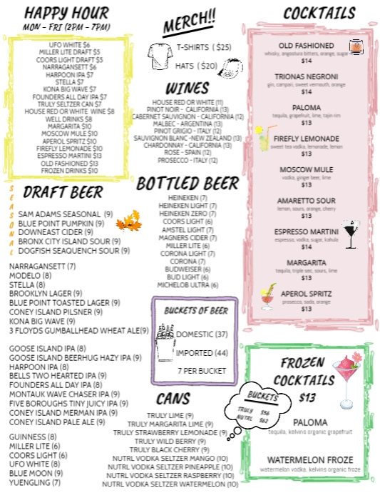 September Drinks 2022 | PosterMyWall