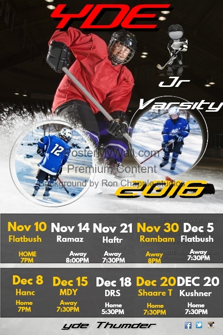 Copy of Hockey Team Poster | PosterMyWall