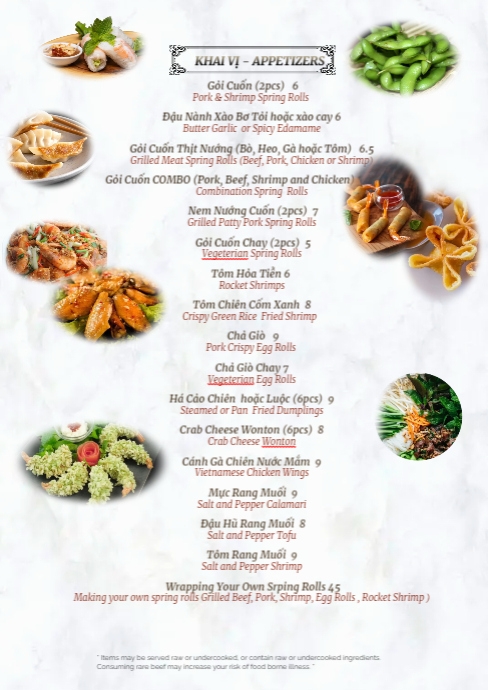 Appetizers | PosterMyWall