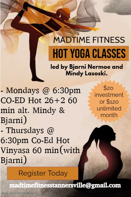 Yoga Classes | PosterMyWall