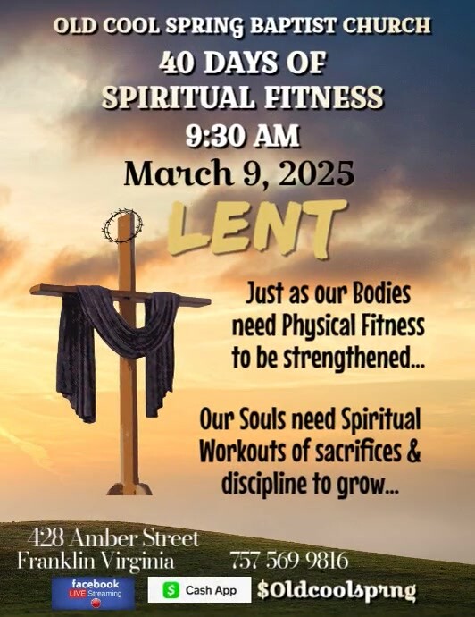 Old Cool Spring Lent | PosterMyWall