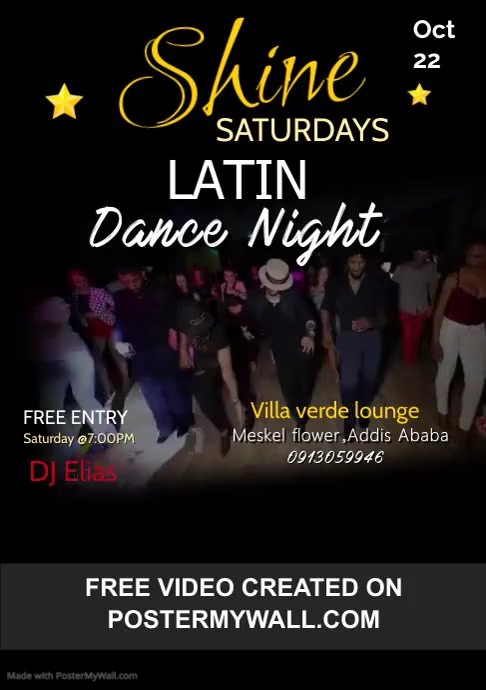 Copy of Salsa Night Party Event Latin Dance | PosterMyWall